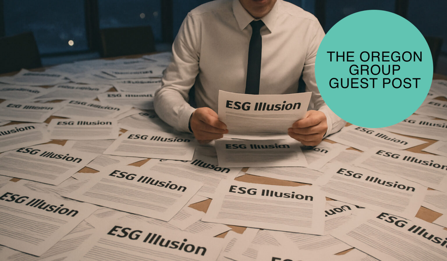The ESG illusion: why investors want impact, not paperwork (Guest post by Jamie Strauss) - The ...